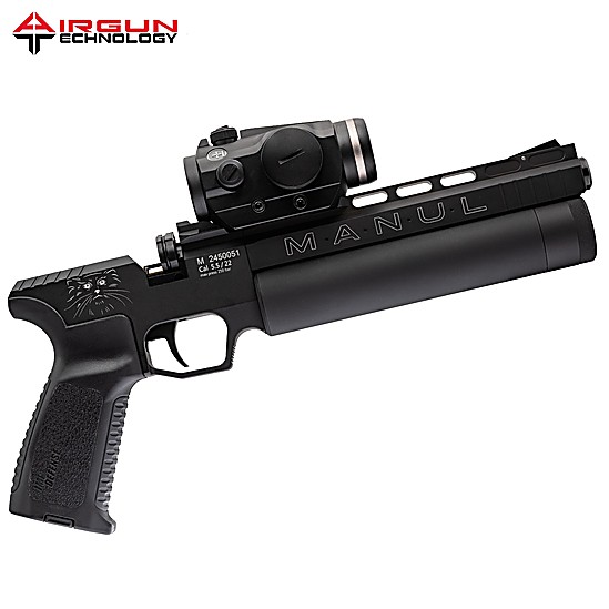 Buy online PCP Air Pistol Airgun Technology Manul Black from AIRGUN ...
