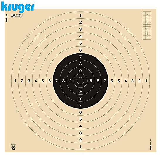 Comprar online Alvo Pistola 25m | 50m e Carabina 100m Kruger 55x52cm ...