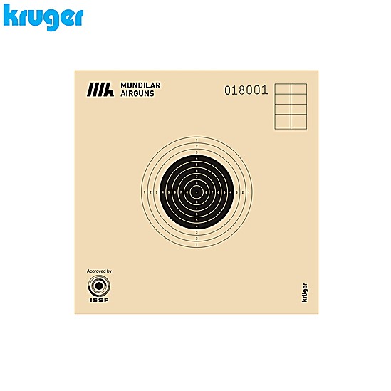 Achetez en ligne Cibles Carabine Précision Kruger 10m 10x10cm 250pcs ...