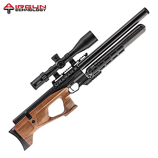 Buy online PCP Air Rifle AGN Technology Uragan 3 600 Walnut from AIRGUN ...