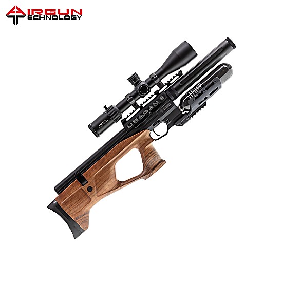Buy online PCP Air Rifle AGN Technology Uragan 3 Compact Walnut from ...