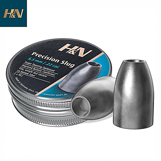 Buy online Air Gun Pellets H&N Precision Slug 5.53mm (.218) 33gr 150pcs ...