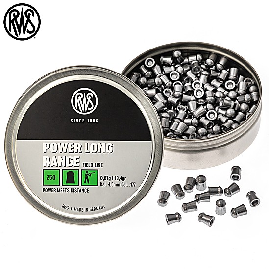 Buy online Air Gun Pellets RWS Power Long Range 4.50mm (.177) 13.4gr ...
