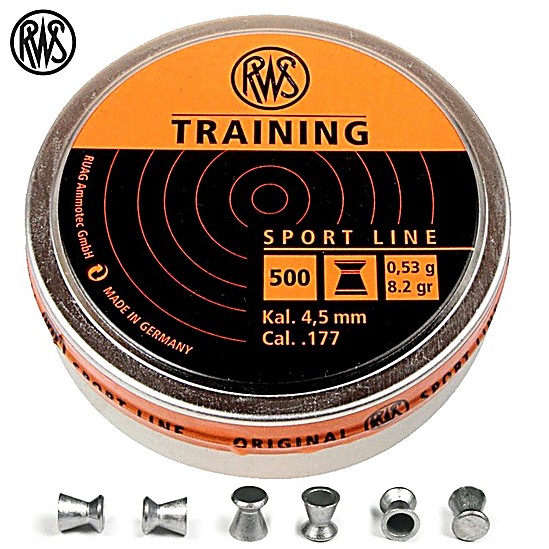 Buy online Air gun pellets RWS Training 4.50mm (.177) 500PCS from RWS ...