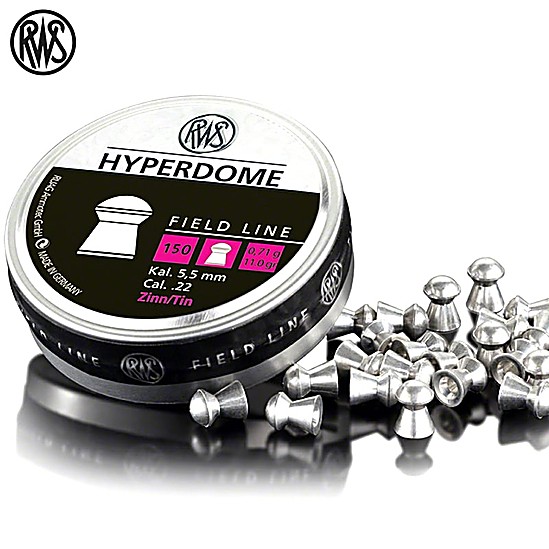 Buy online Air Gun Pellets RWS Hyperdome 5.50mm (.22) 150pcs from RWS ...
