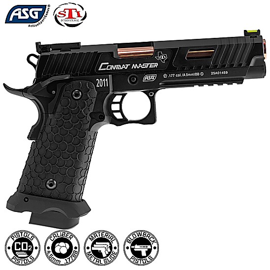 Achetez en ligne Pistolet CO2 ASG STI Combat Master BB Blowback de la ...