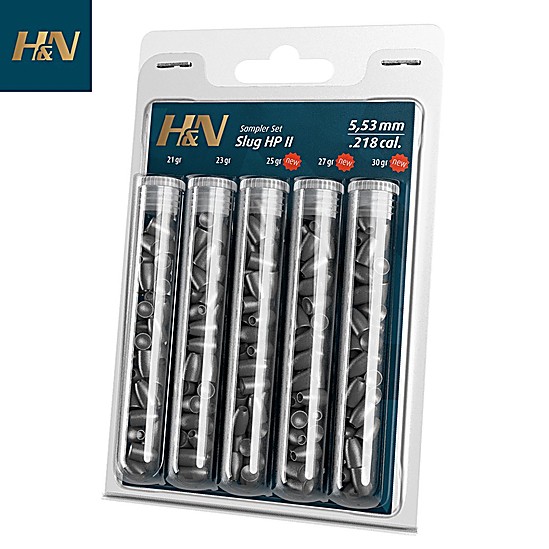 Buy online Air Gun Pellets H&N Sport Slug HP II Sampler Set 5.53mm ...