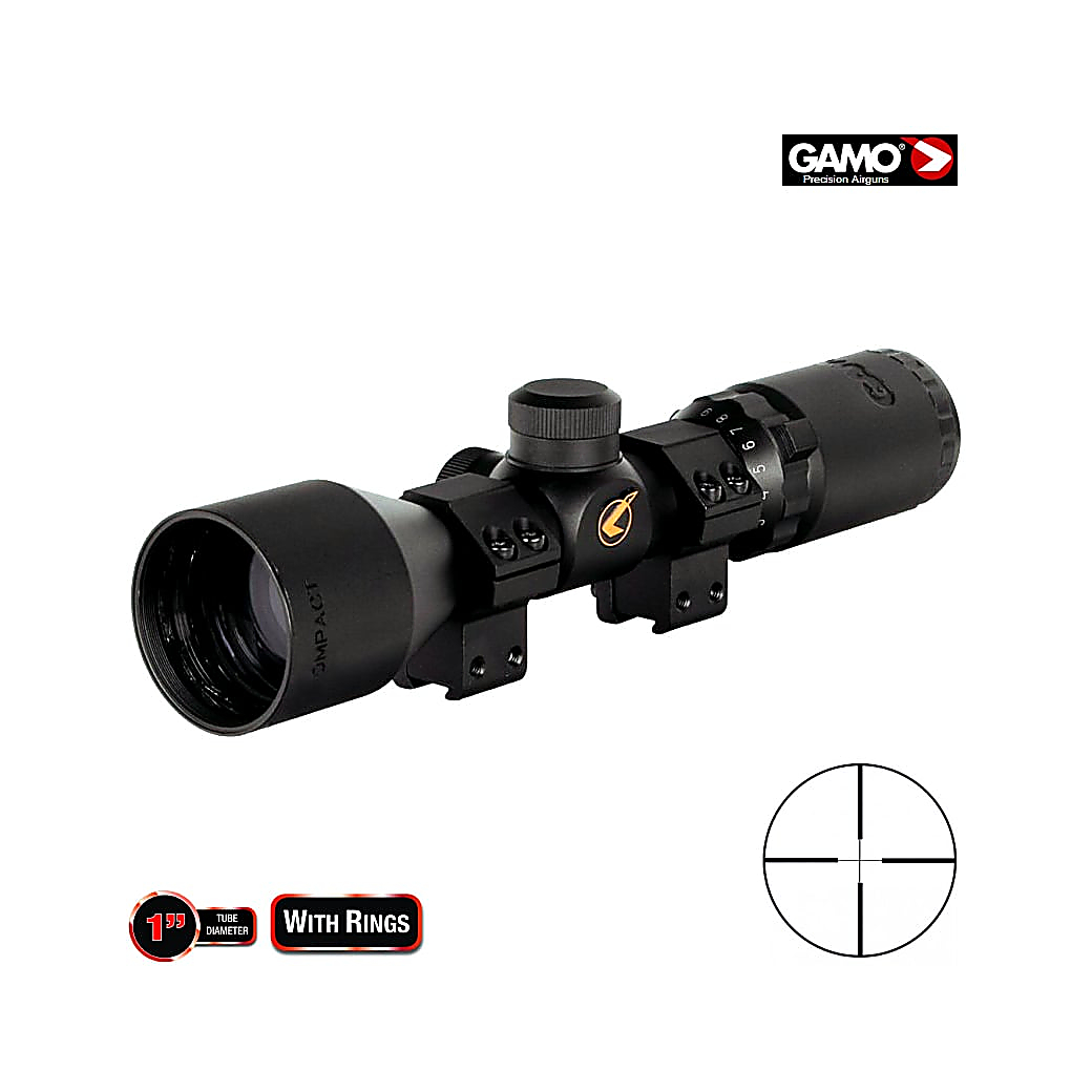 SCOPE GAMO 3 9X40 WR COMPACT Scopes Sights Mundilar GAMO BSA SCOPE GAMO 3 9X40 WR COMPACT Scopes Sights Mundilar GAMO BSA