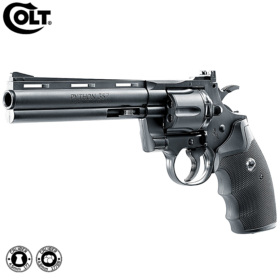 Comprar en linea Revólver CO2 6" Balines / BB Colt Python 357 Polímero ...