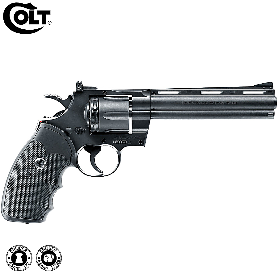 Comprar en linea Revólver CO2 6" Balines / BB Colt Python 357 Polímero ...
