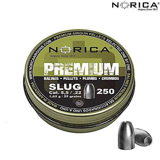 Comprar en linea Balines Norica Premium Slug 5.50mm (.22) 250PCS de ...