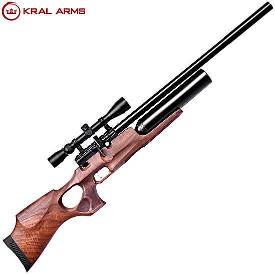 Buy online PCP Air Rifle Kral Arms Puncher Super Jumbo Walnut from KRAL ...