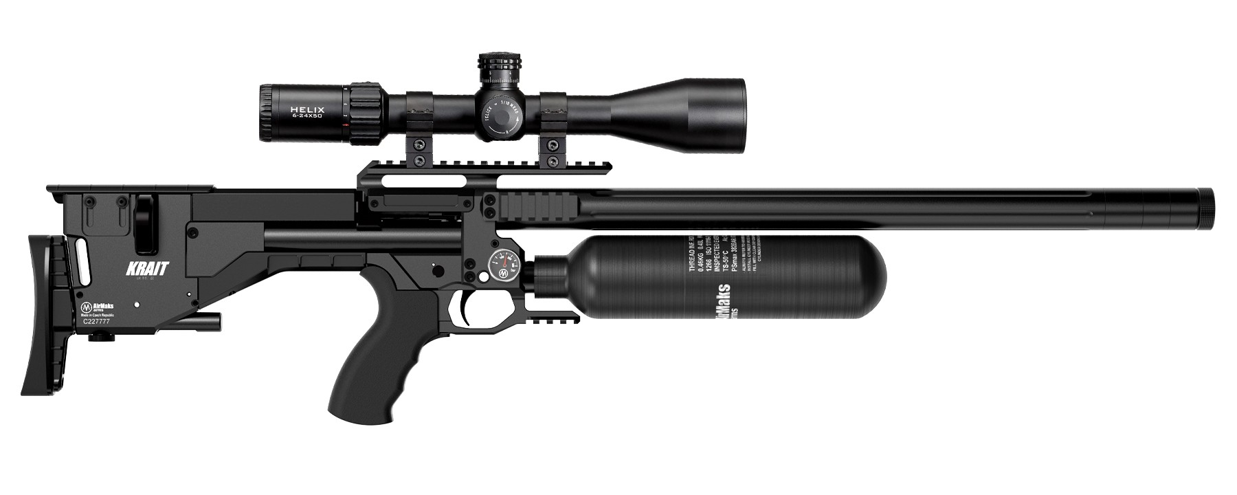 Buy online PCP Air Rifle Airmaks Krait X from AIRMAKS • Shop of PCP Air ...